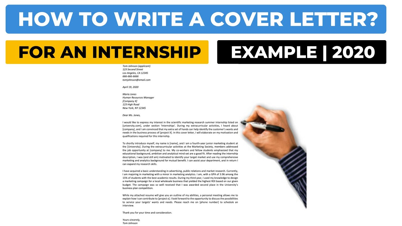 How to Write a Cover Letter for Internship – 4Writers-US
